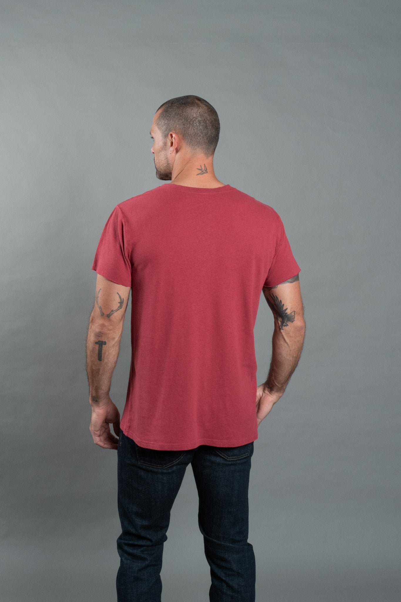 Men's Cotton Linen Pocket Tee – Mika Jaymes