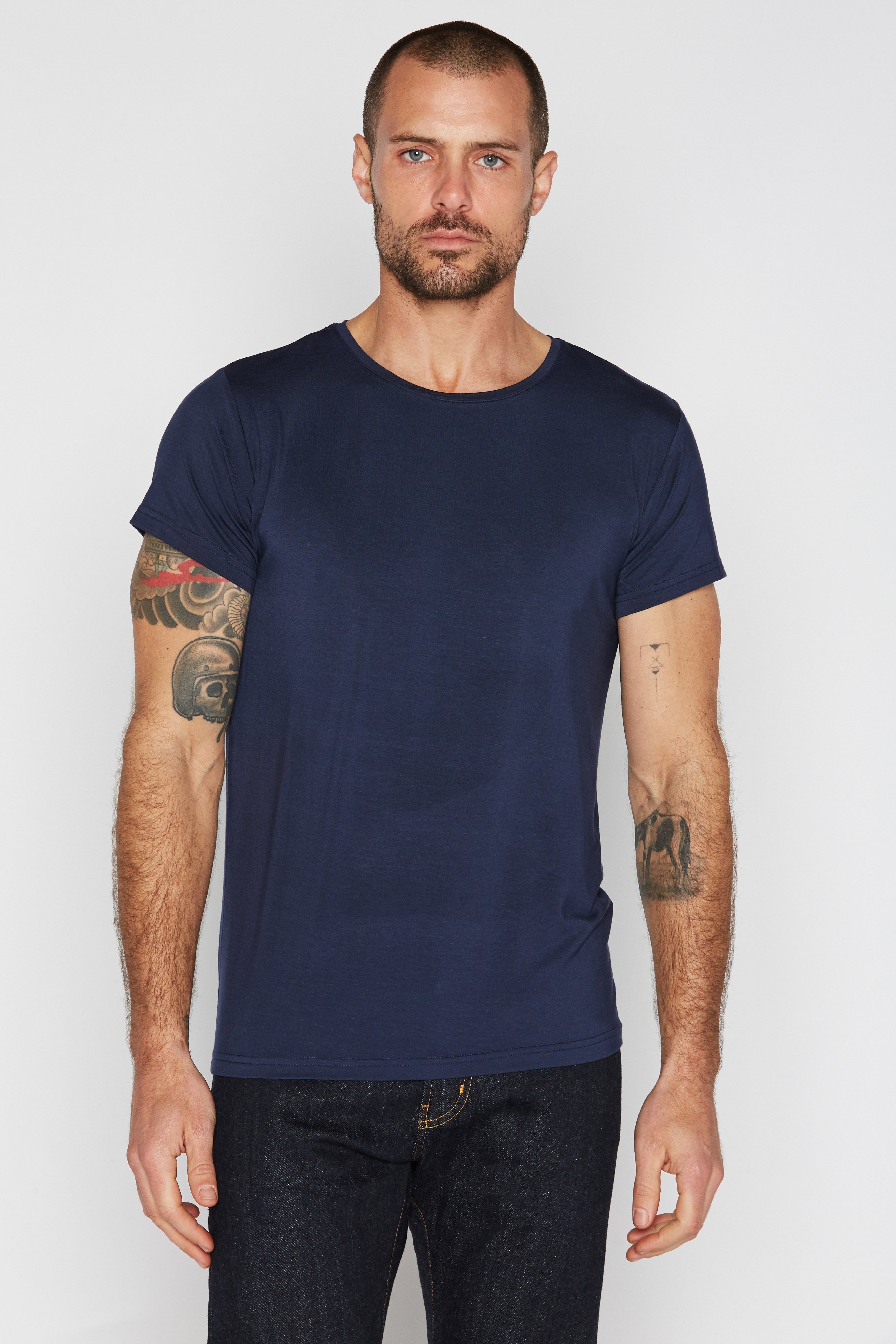 Men's Modal Fabric Crew Neck Fashion Tee – Mika Jaymes